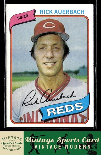 1980 Topps - Rick Auerbach - #354 Cincinnati Reds | eBay