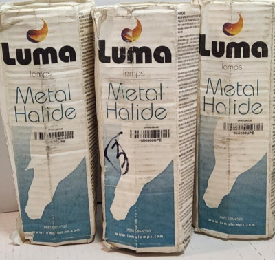 LOT OF 3 LUMA Super MH400UPE Metal Halide Lamps - NOS | eBay
