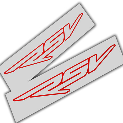Aprilia RSV outline red decals custom graphics stickers x 2 pieces | eBay