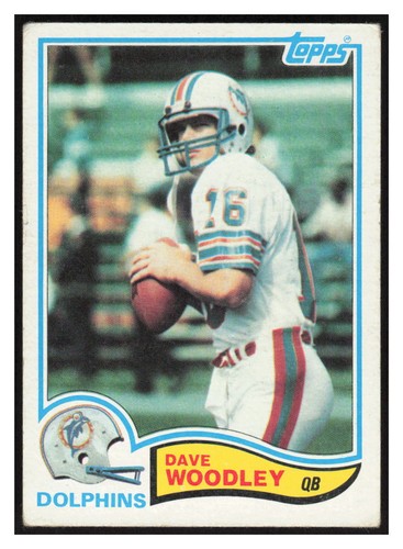 1982 Topps #140 David Woodley - Miami Dolphins | eBay