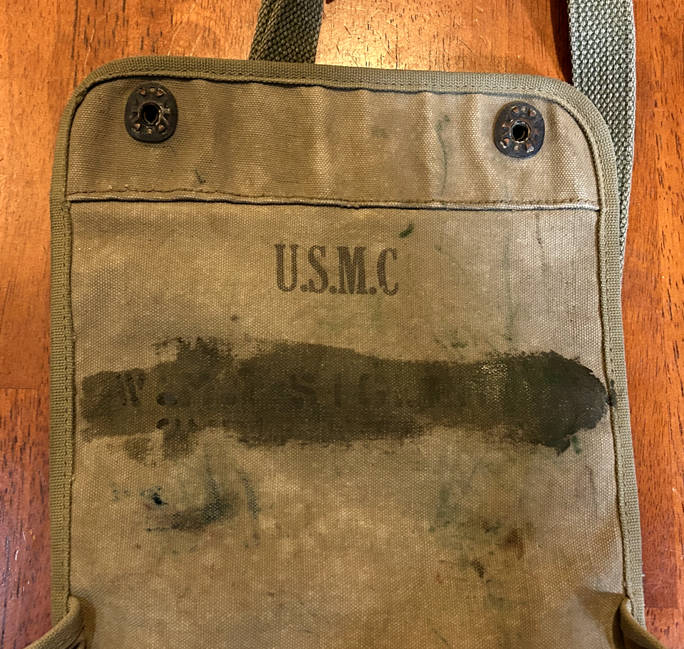 WWII USMC map or dispatch case BOYT 1942 & post war Map, tactical forms ...