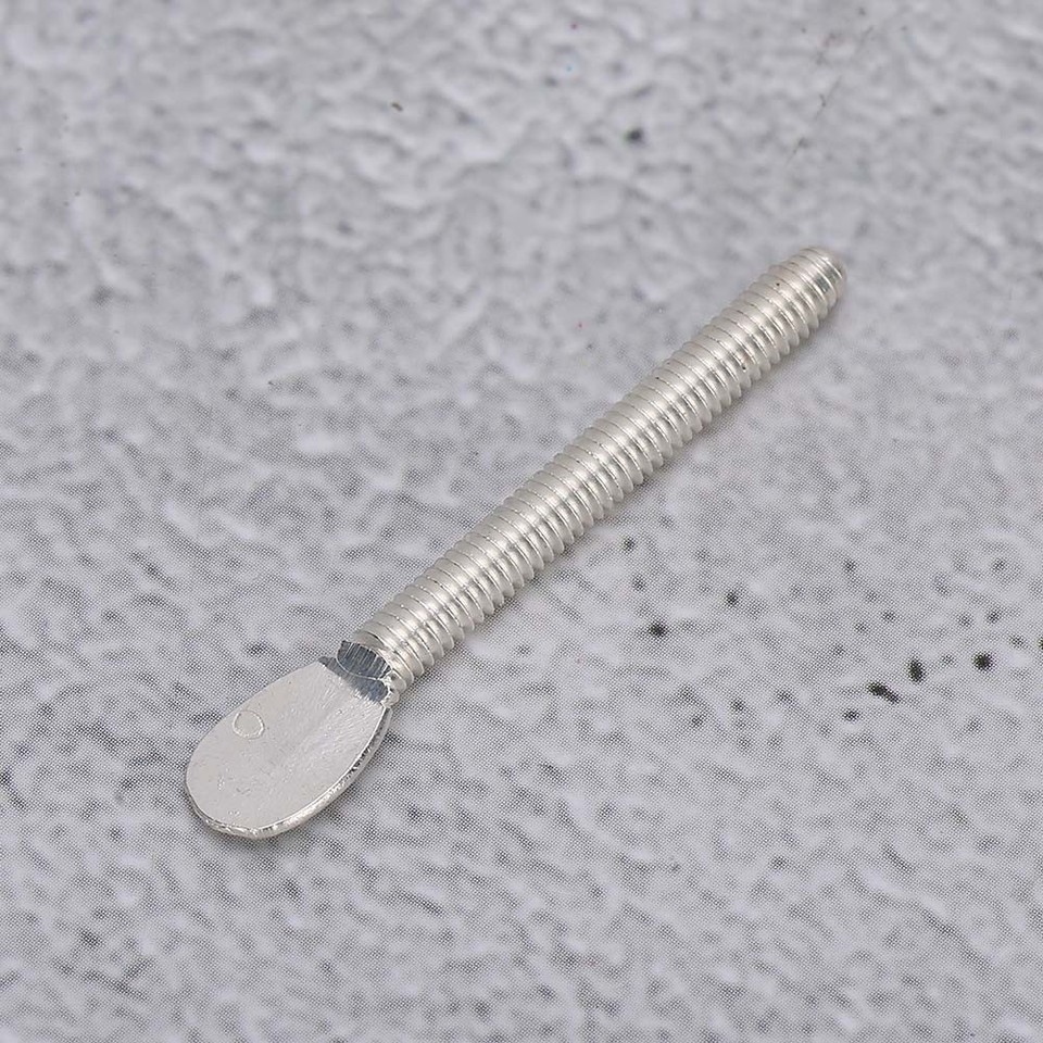 4.4cm/1.7in Pure Silver Contact Screw Binder Binding Post Tattoo ...