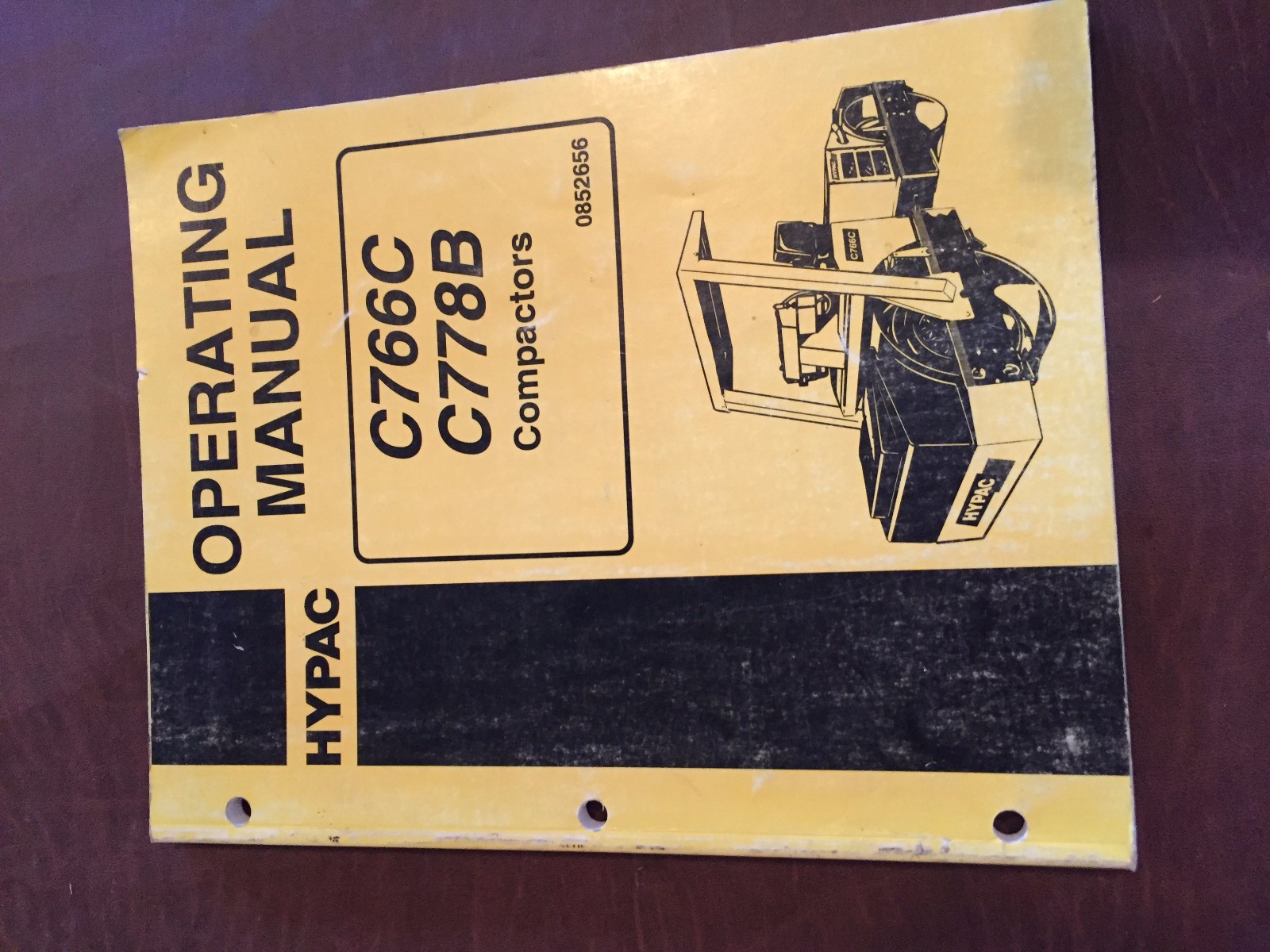 HYPAC C766C C778B 778 766 N VIBRATORY COMPACTOR ROLLER OPERATING ...