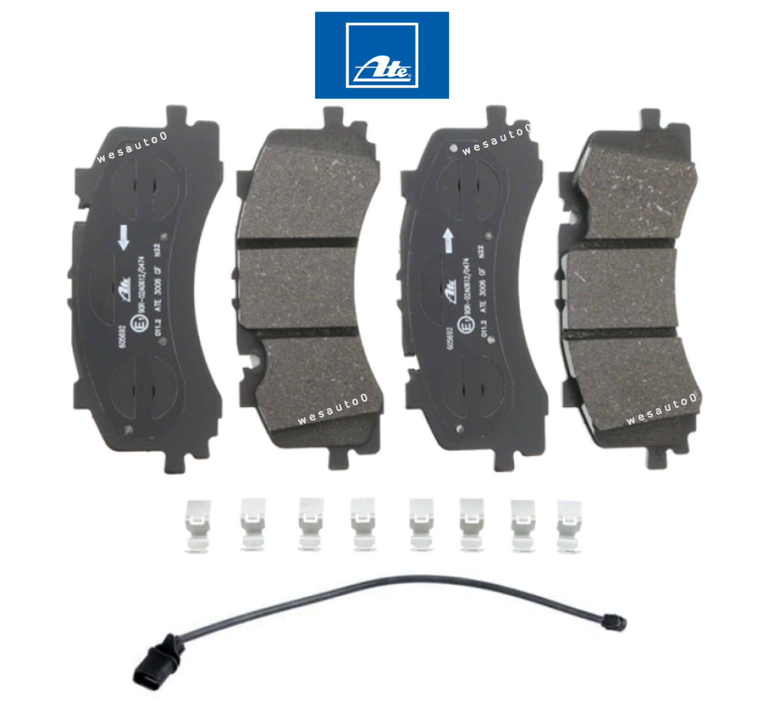 Front Brake Pad Set OES + Sensor for Audi S6 / S7 Sportback / S8 20-23 ...