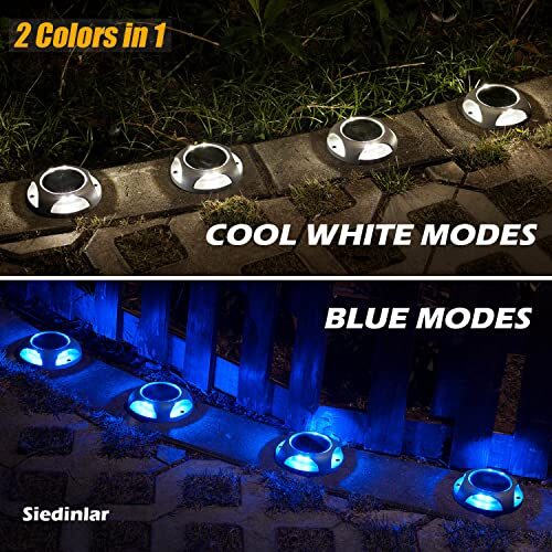 Solar Deck Lights Outdoor Led Driveway Markers Dock Light Marine ...