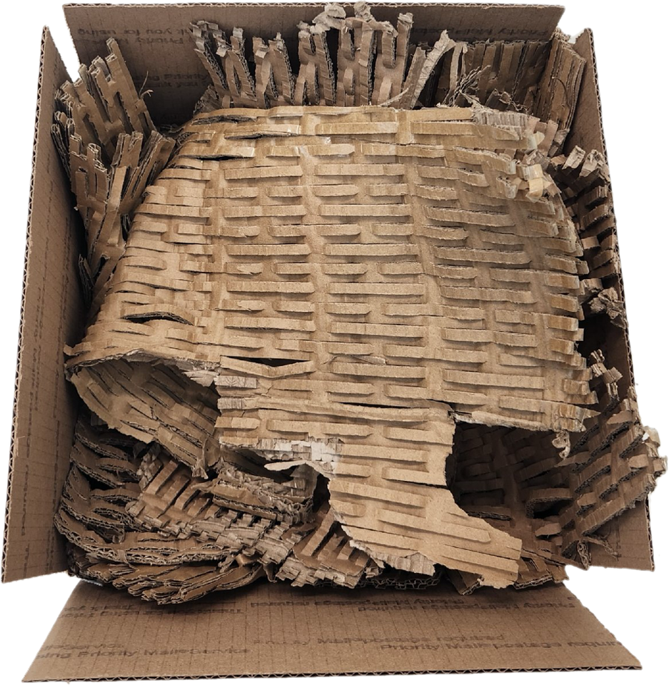 Shredded Corrugated Cardboard Shipping Packing Material Crinkle Paper ...