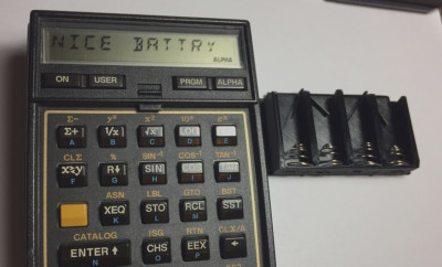 Battery Pack HP 41C/CV/CX Calculator Replace 82120A with Alkaline N ...