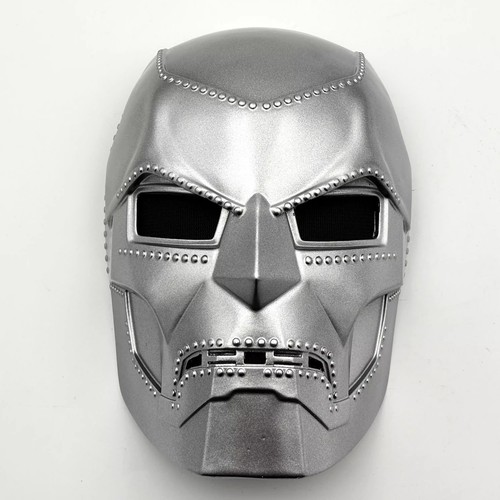 Halloween Doctor Doom Cosplay Adult Mask Fantastic Four Dr Victor Props ...