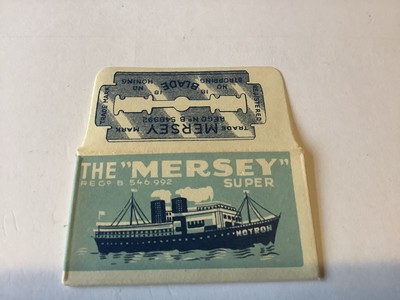 Vintage Collectable Shaving Wrapper 'The Mersey' Slotted Version ...