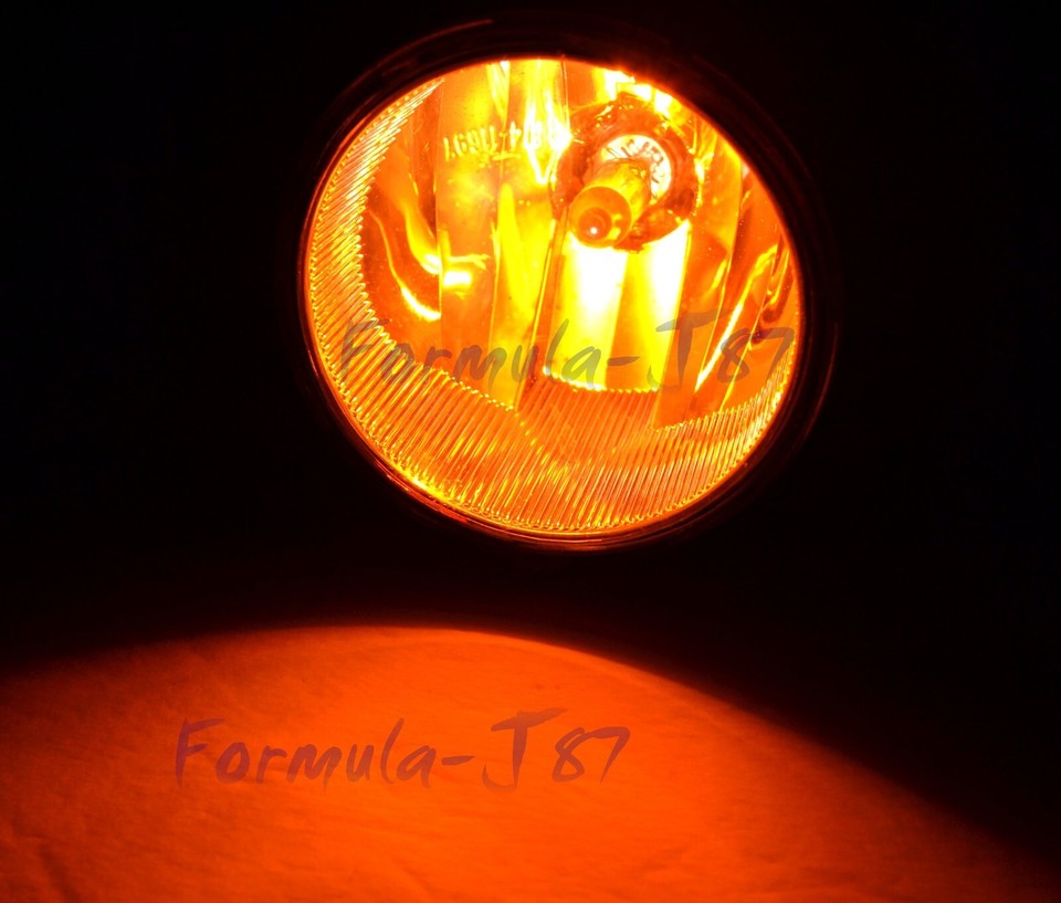 Halogen H11 100W Orange Amber Two Bulb Fog Light Replacement Stock Plug ...