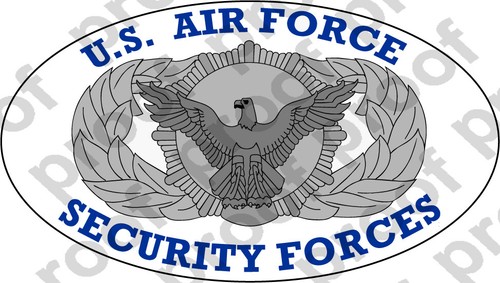 STICKER USAF Security Forces Crest | eBay