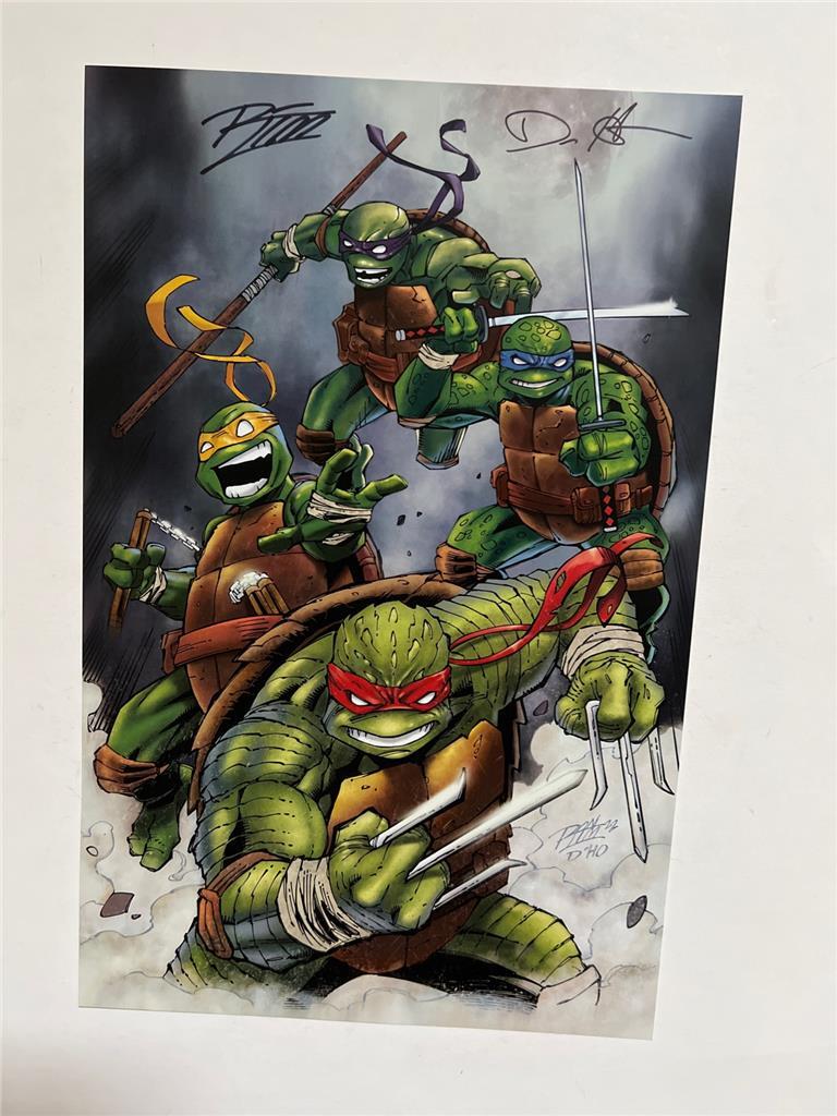 SDCC 2022 SIGNED Litho Art Print by Ron Lim & Ho Teenage Mutant Ninja ...