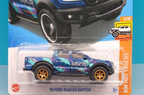 Hot Wheels '19 Ford Ranger Raptor w/TE37 CUSTOM Super Wheel Swap Real ...