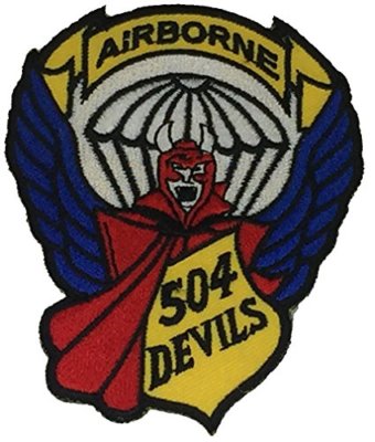 US ARMY 504TH INFANTRY REGIMENT DEVILS UNIT Patch - Veteran Owned ...