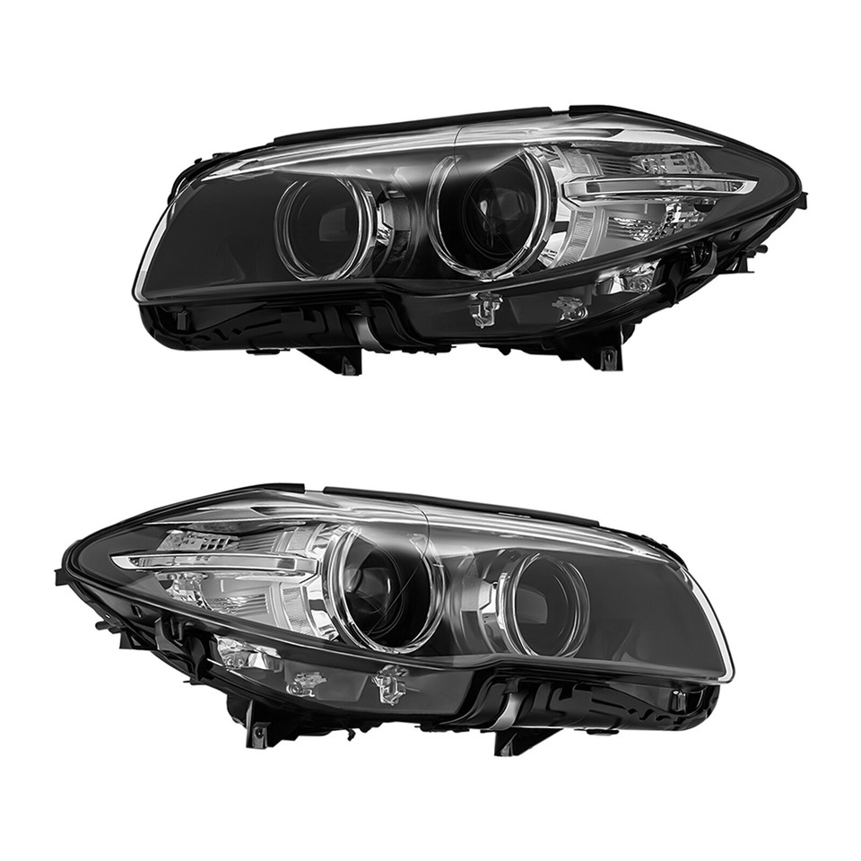 Pair Headlight For 2014 2015 2016 2017 BMW 5 series F10 550i 535i 528i ...