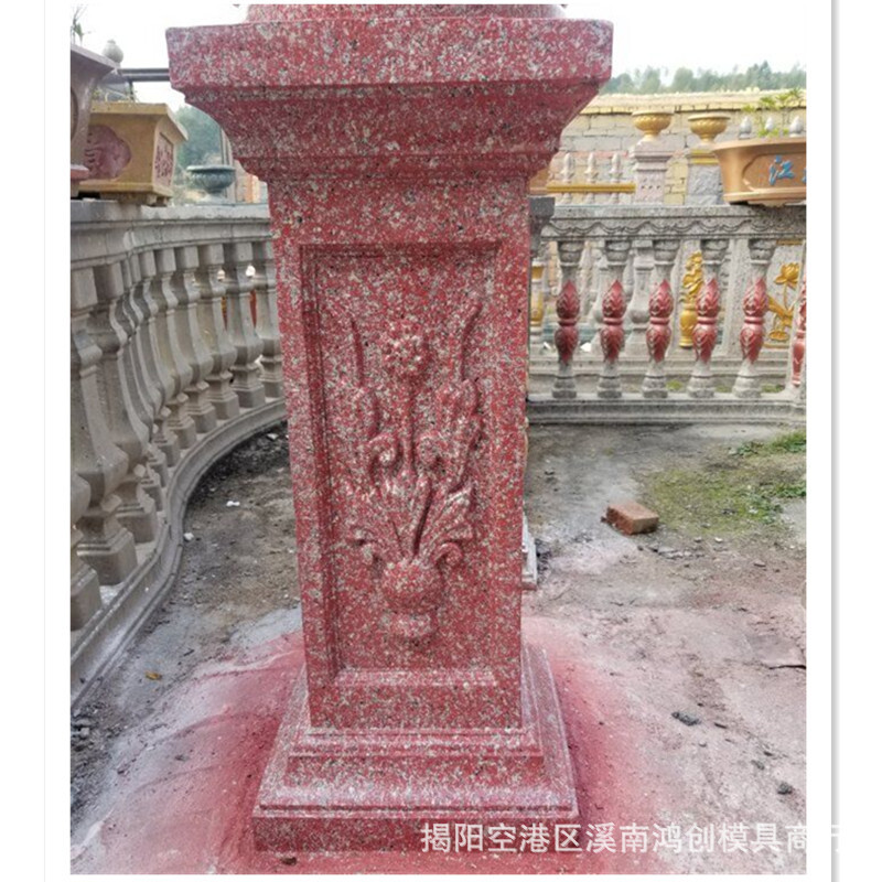 European Roman column cast-in-place pier mold Square round balustrade ...