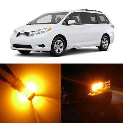 Alla Lighting Rear Turn Signal Light 1156A Amber LED Bulbs for Chevy ...