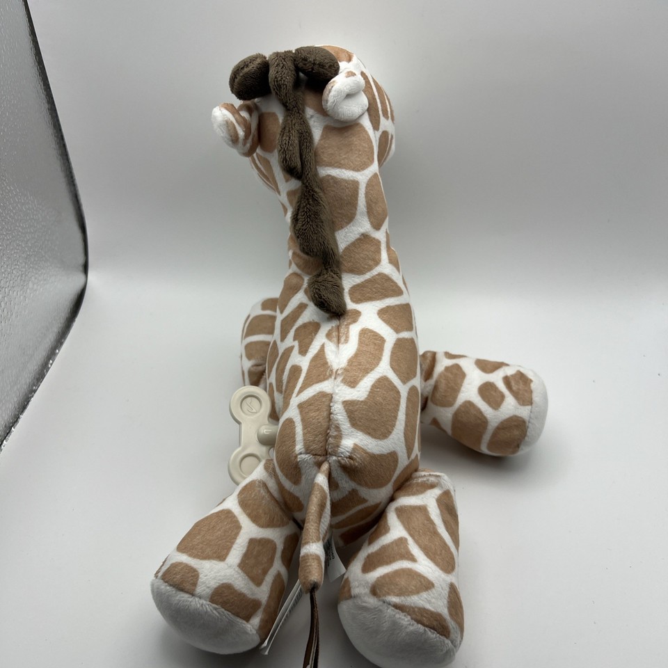 Carter's Tan White Musical Giraffe Wind Up Plush Toy Plays Brahms ...