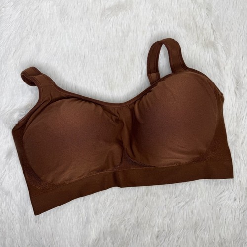 Shapermint sz 3XL brown essentials daily comfort wireless shaper bra ...
