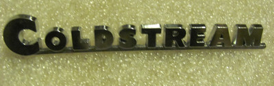 VINTAGE COLDSTREAM REFRIGERATION BADGE EMBLEM SIGN METAL GENUINE ...