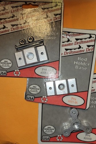 Driftmaster Pro Rod Holder Bases~ Choose from 5 types ~ for 1/2" stem ...