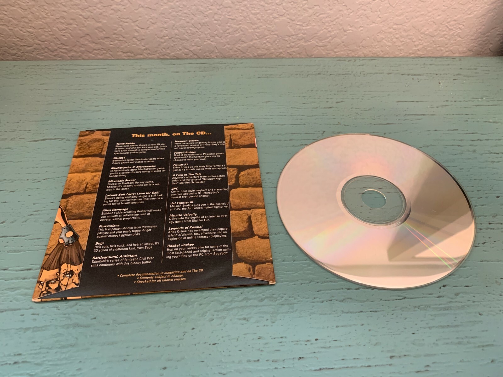 PC Gamer Vintage Demo CD 2.13 Feb 1997 - Demos of Tomb Raider ...