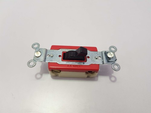 HUBBELL 1222 DOUBLE POLE A.C. FLUSH TOGGLE SWITCH | eBay Australia