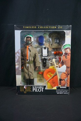 GI Joe Scramble Pilot Timeless Collection III Vintage 2000 12" Action ...