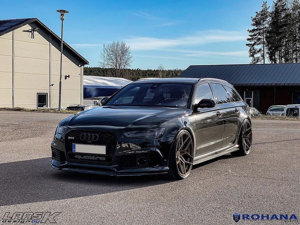 22” ROHANA RFX11 BRUSHED BRONZE WHEELS RIMS CONCAVE FOR AUDI RS6 22X11 ...