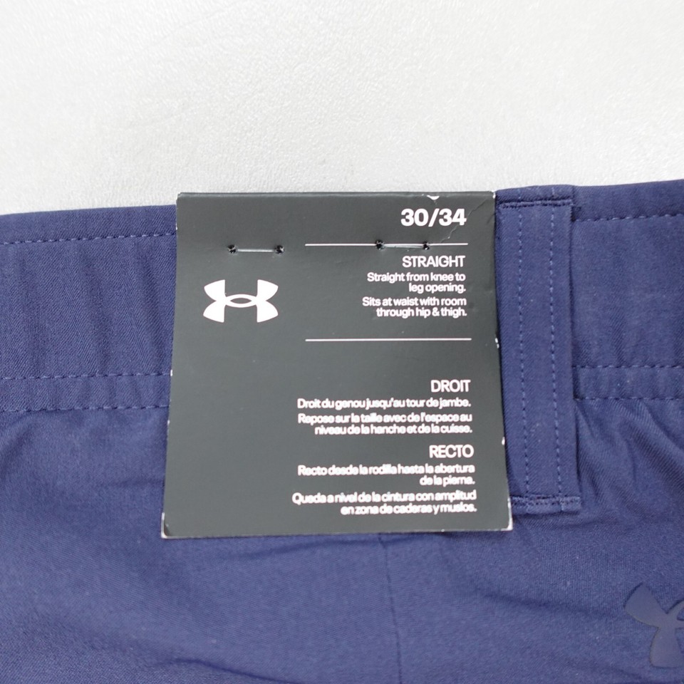 Under Armour UA Golf Pants Straight Fit Navy 1377300-410 Men's Size ...