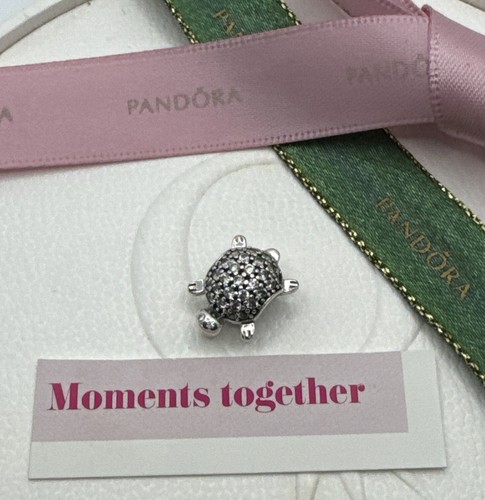 Pandora Sparkling Sea Turtle Pave Charm with cubic zirconias 791538CZ ...