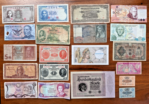 Lot of 20 world banknotes, harder to find, circulated #0423 | eBay