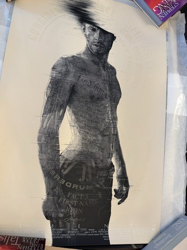 Grzegorz Domaradzki Gabz Memento Movie Poster Mondo Style Print Nolan ...