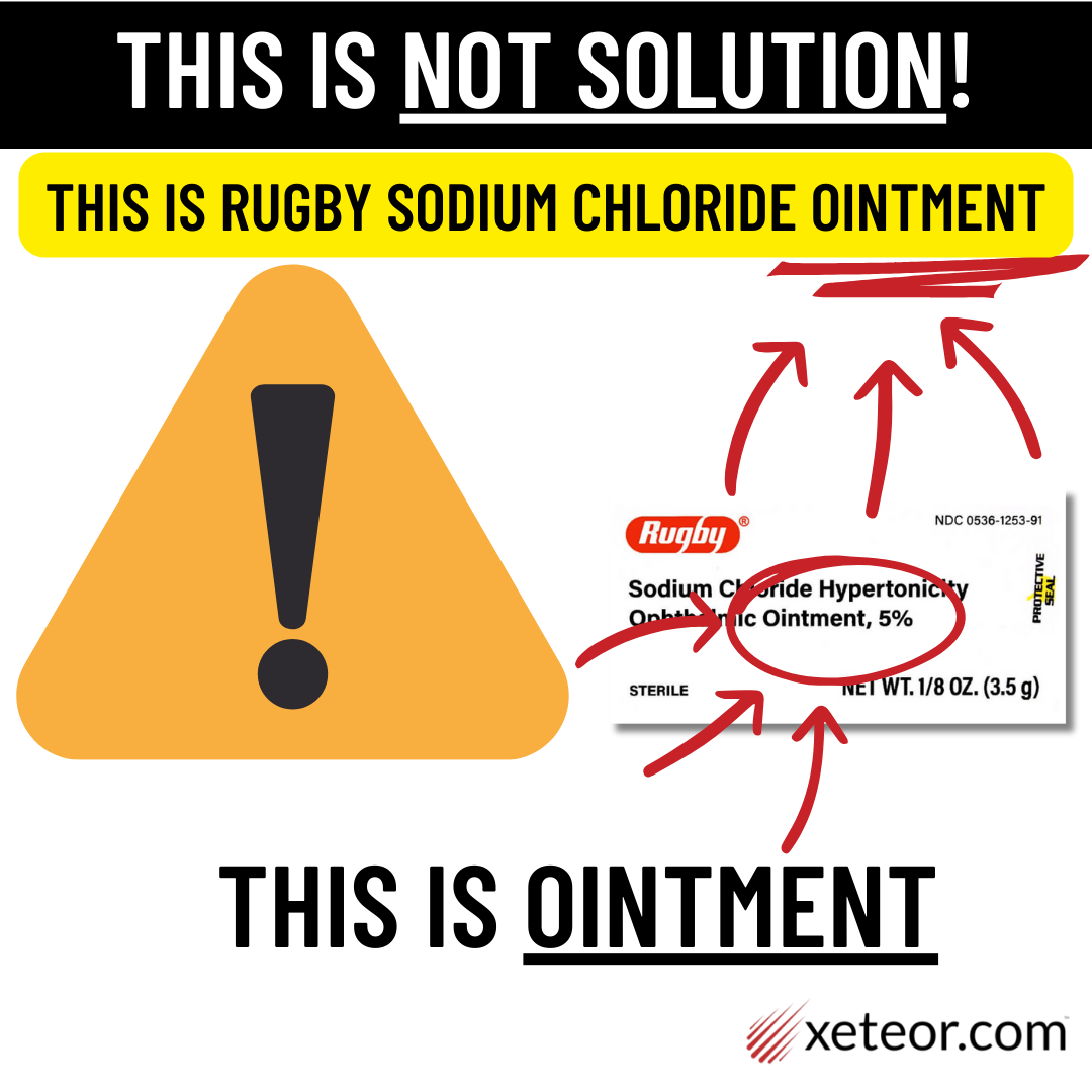 Rugby Sodium Chloride Hypertonicity Ointment 5% | Muro 128 (1-2028) - 6 ...