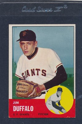 1963 Topps #567 Jim Duffalo Giants EX 63T567-90316-1 | eBay