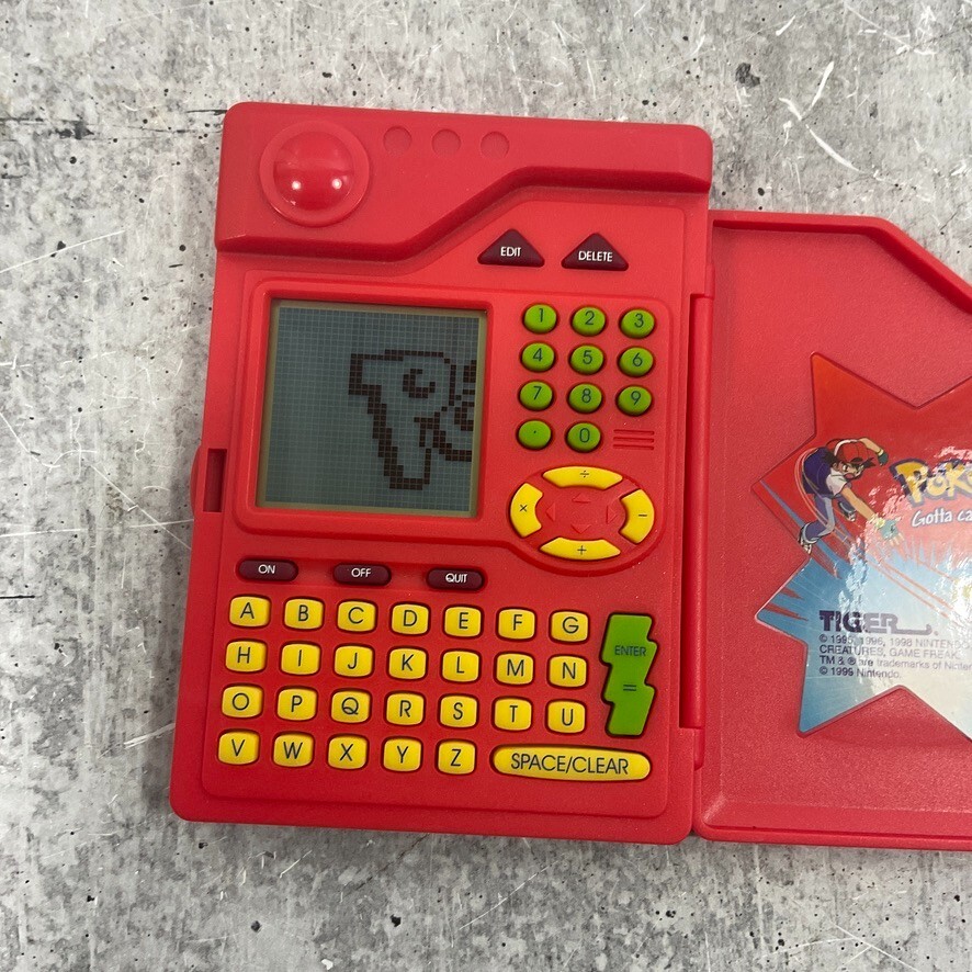 Vintage 1998 Pokedex Pokémon Nintendo Tiger Electronics Handheld Toy | eBay