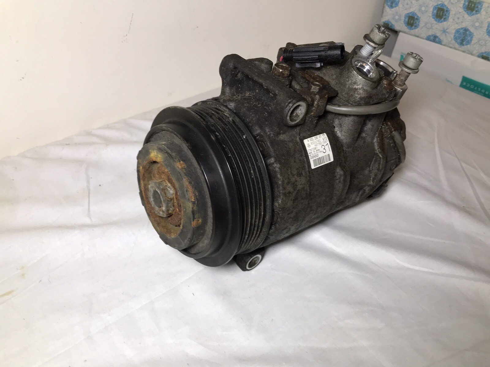 08-12 MERCEDES W204 C300 A/C AIR CONDITIONING COMPRESSOR A0022303111 ...