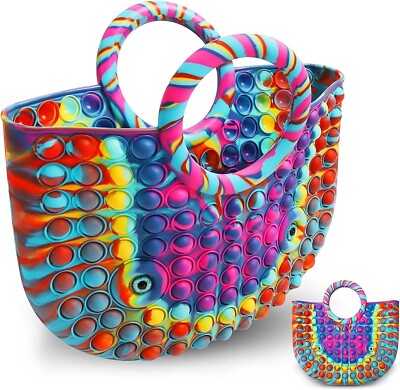 Pop Bag, Large Pop Fidget Sensory Game Toy Handbag, Multifunctional ...