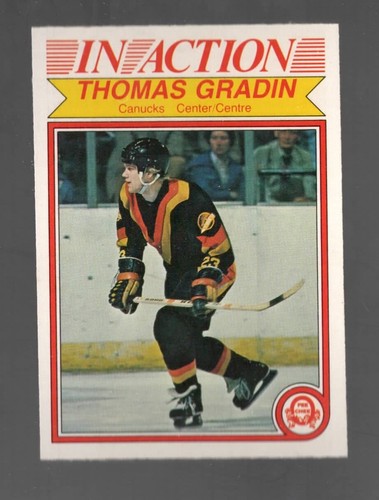 1982 O-Pee-Chee #345 Thomas Gradin In Action NM/Mint | eBay