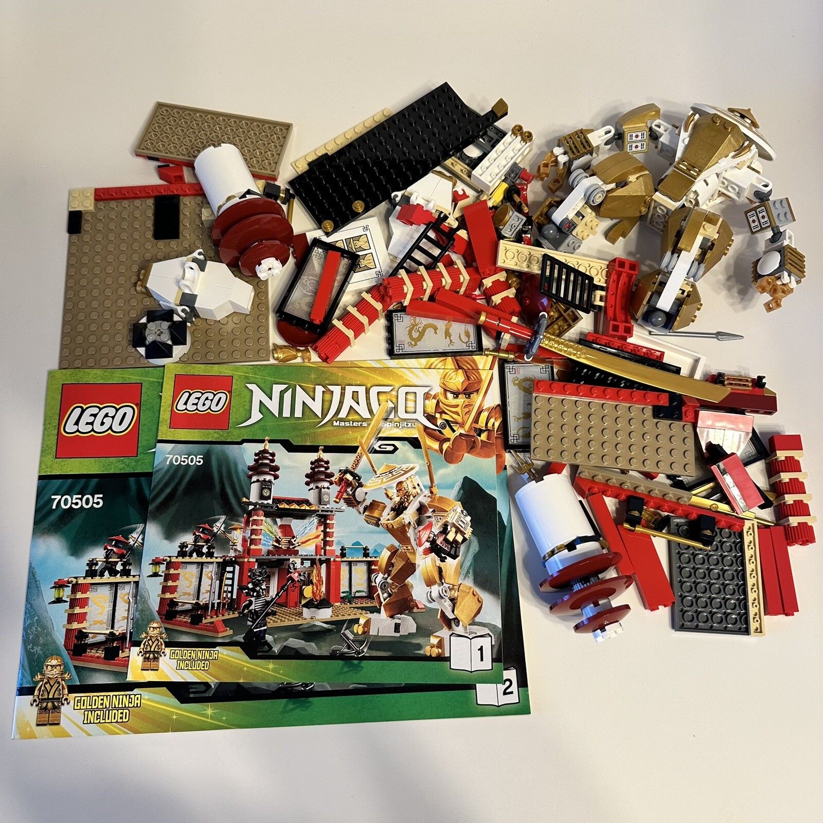 LEGO 70505 Ninjago Temple of Light Set & Manuals Only No Minifigures | eBay