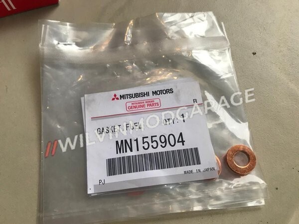 1 Genuine OEM Injector Nozzle Gasket 06-19 Mitsubishi Pajero Montero V6 ...