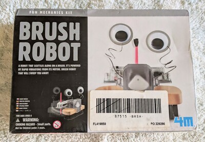 Toysmith Brush Robot 4M Fun Mechanics Kit Item #4574 New Sealed | eBay