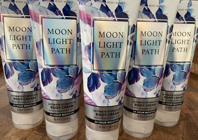 5 (FIVE) MOONLIGHT PATH 8oz Shea Butter CREAM moon light Bath and ...