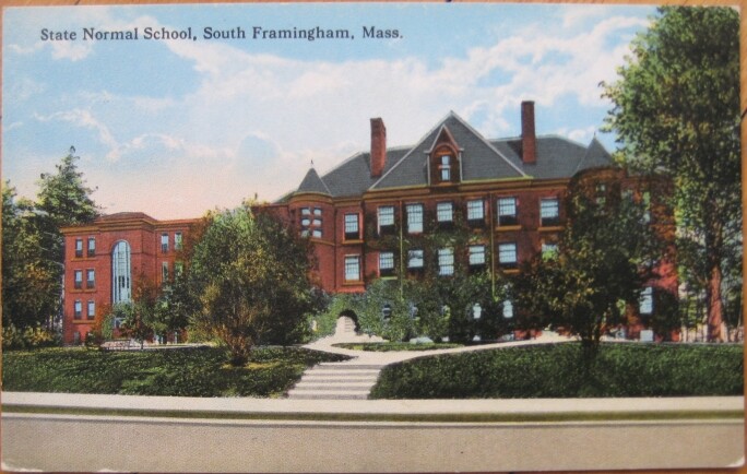 South Framingham, MA 1910 Postcard: State Normal School - Massachusetts ...