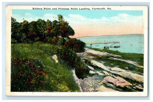 1933 Battery Point and Princess Point Landing, Yarmouth, Maine ME ...