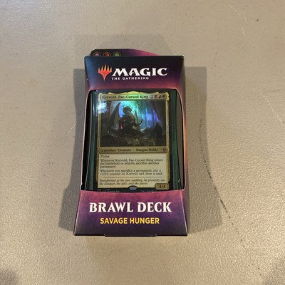 Magic the Gathering Brawl Deck Savage Hunger Throne of Eldraine NIB ...