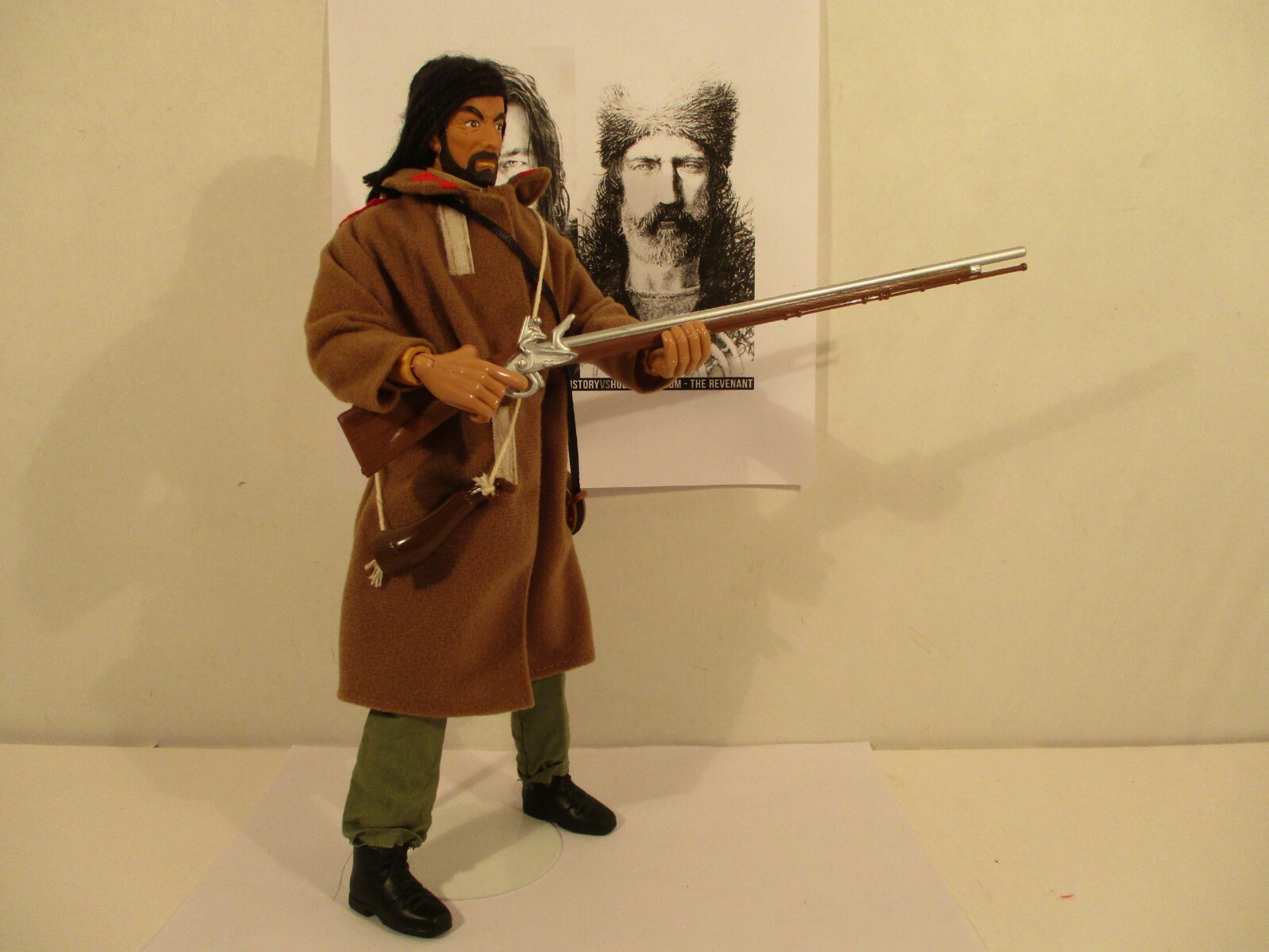 Hugh Glass frontiersman trapper tracker custom 12" figure Old West ...