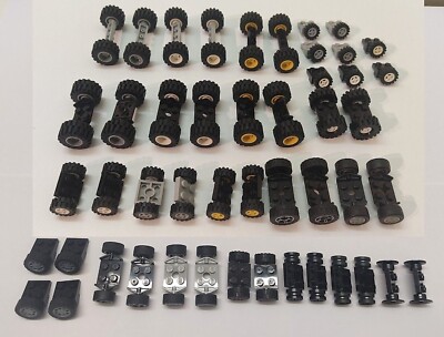 LEGO 4 Roues AU CHOIX 6014/34337 + Essieu 4600/6157/4488/2926 ¤ Wheels ...