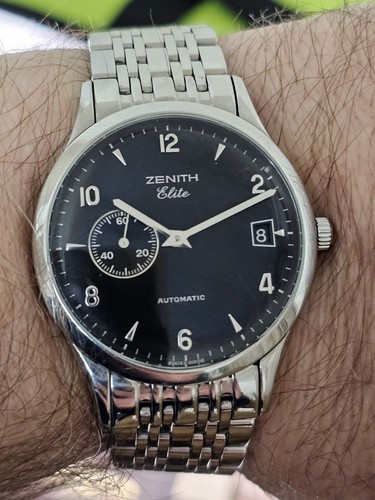 Zenith Elite Automatic Ref 01/02.1125.680 Men's Watch Box and Booklet ...