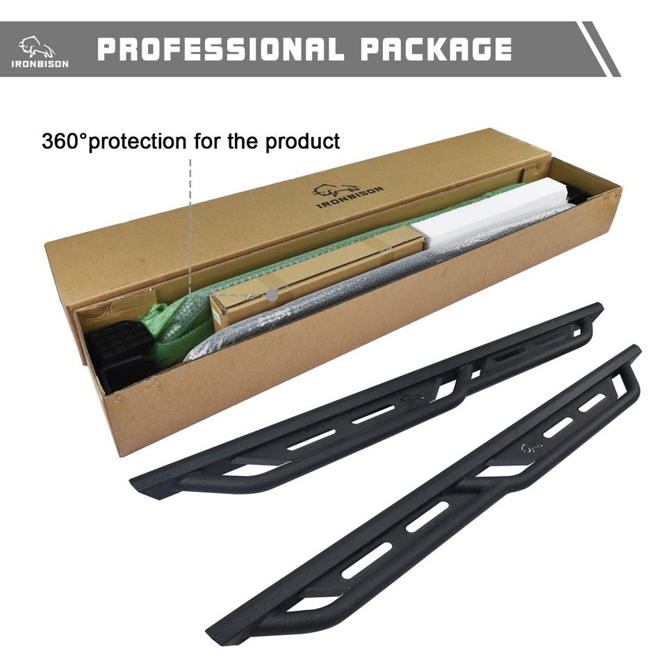 Running Boards Fit 2010-2024 Toyota 4Runner Side Steps Nerf Bar Rails ...